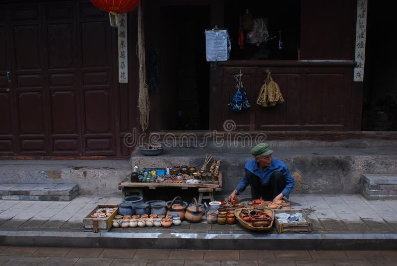 Weishan Old Town in Southwest China Editorial Photo - Image of city ...