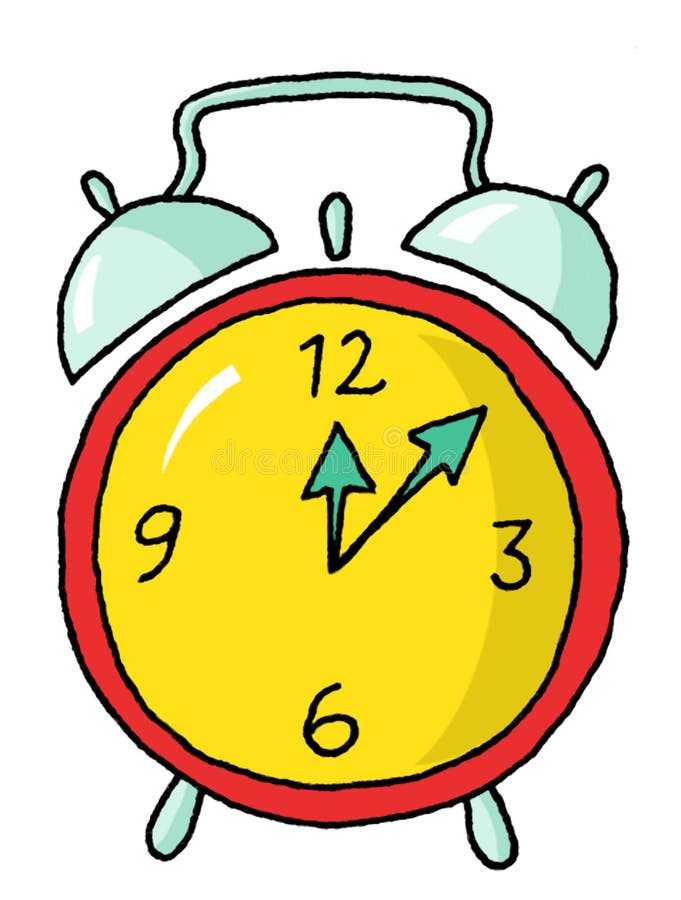 Wekker 01 vector illustratie. Illustration of zoemer, ochtend - 5650110