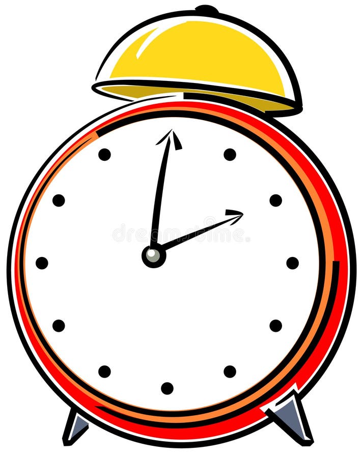 Wekker (Vector) vector illustratie. Illustration of termijn - 9576226