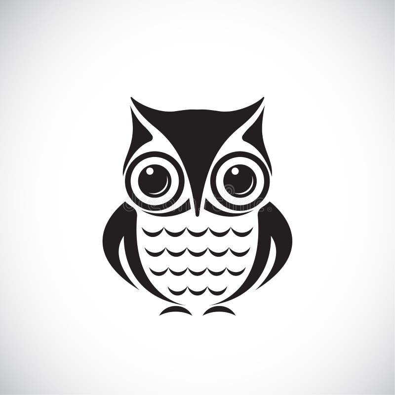 Sowa logo ilustracja wektor. Ilustracja złożonej z element - 58209623