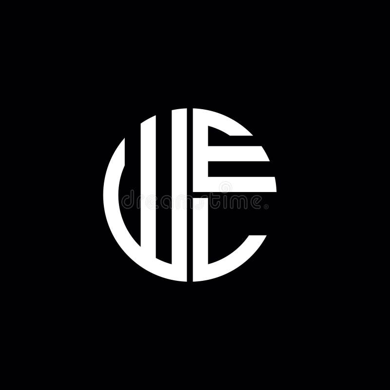 WEL Logo WEL Icon WEL Monogram WEL Letter Minimalist Circle Flat Unique ...