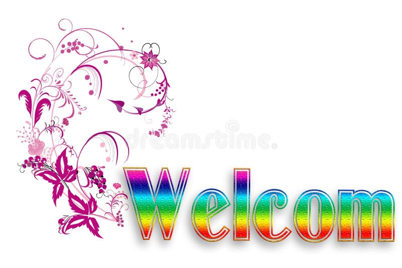 Welcom, illustration stock illustration. Illustration of presentation ...