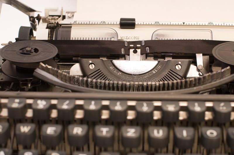 Steampunk Typewriter. stock photo. Image of number, model - 26586854
