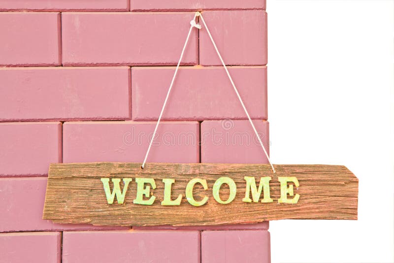 Holiday welcome sign stock image. Image of homecoming - 61613569