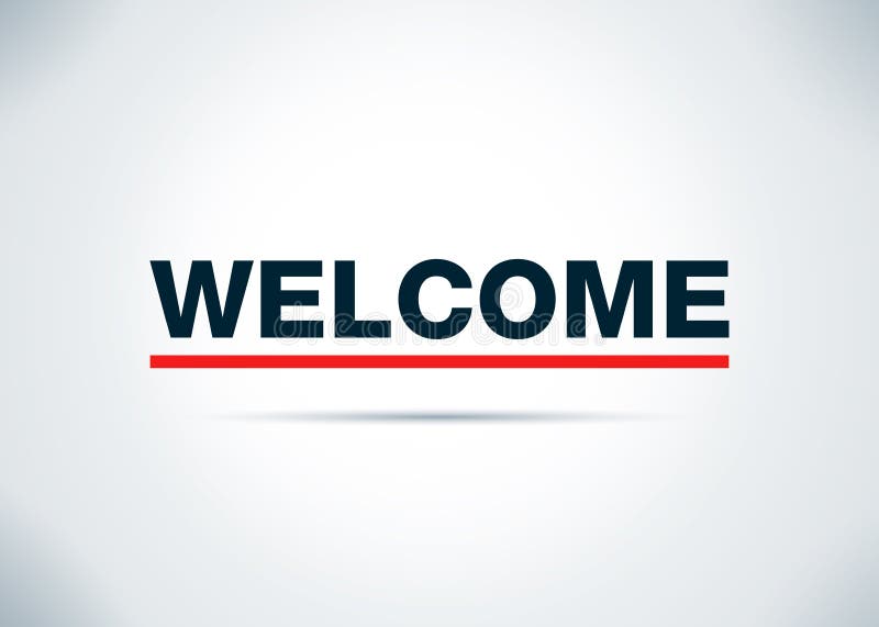 WELCOME - Abstract Background, Sign from Light Particles. Vector ...