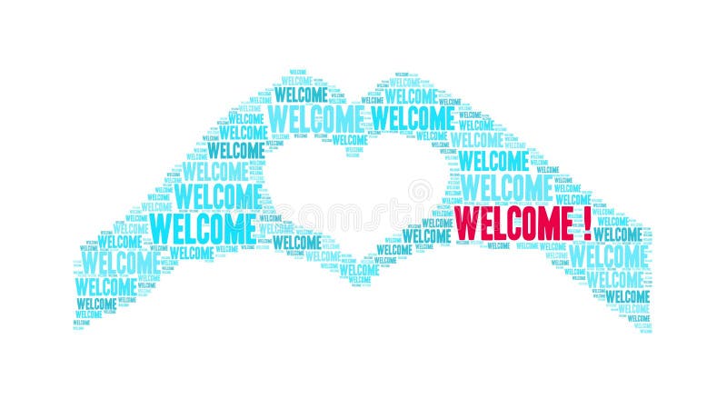 Welcome Animated Word Cloud Stock Footage - Video of greeting, cloud ...