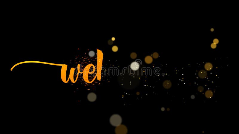 Welcome animation stock footage. Video of midnight, motion - 294447484