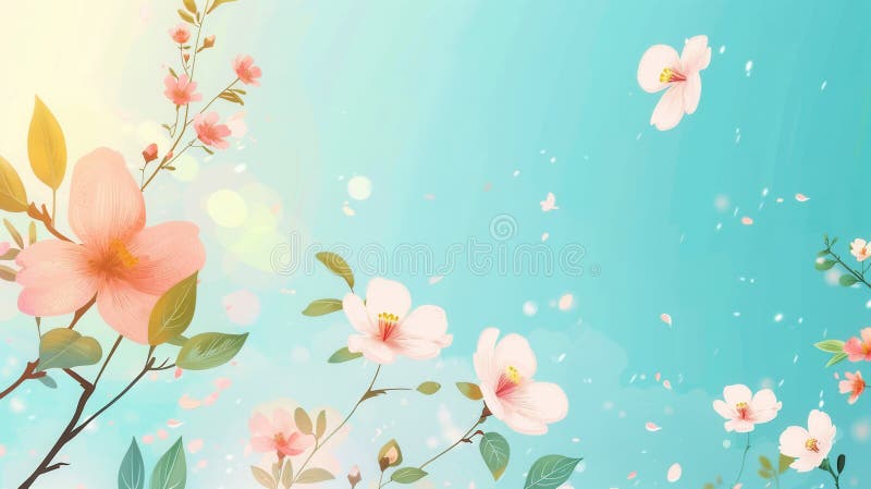 Welcome April. Springtime Nature Theme Concept Stock Image - Image of ...