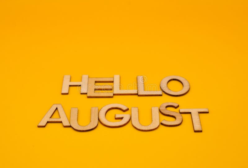 Welcome august background stock photo. Image of line - 358824290