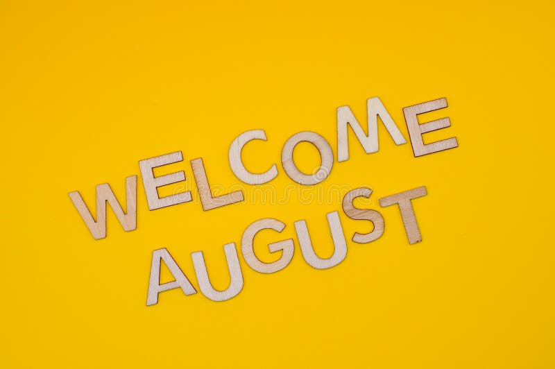 Welcome August Background Illustration Stock Photos - Free & Royalty ...
