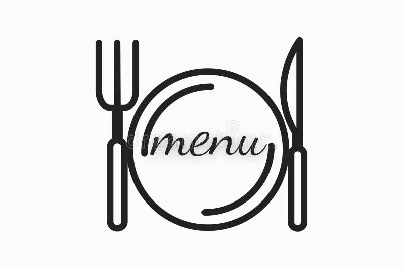 Menu symbol. stock illustration. Illustration of design - 220832826