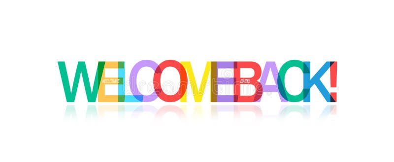 Welcome Back Artistic Font Stock Illustrations – 70 Welcome Back ...