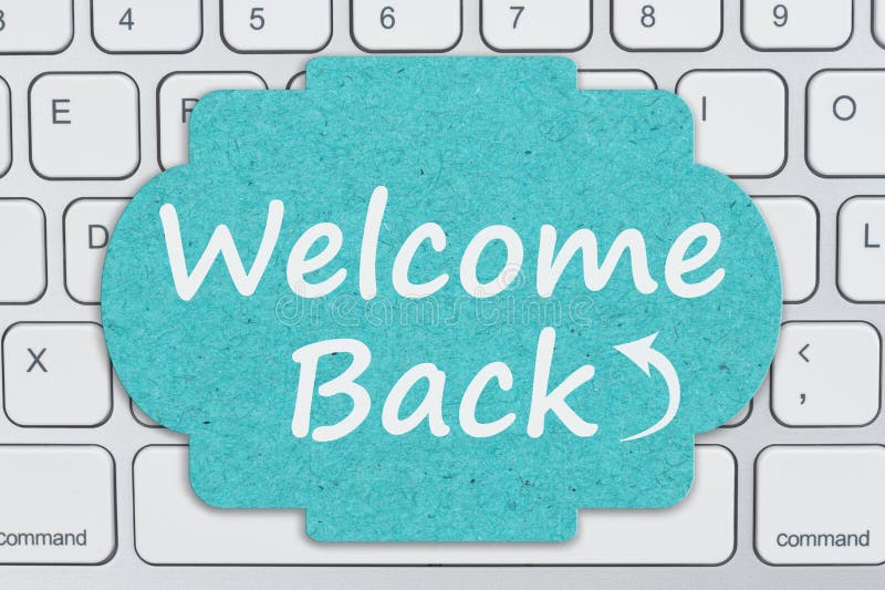 WELCOME keyboard buttons stock photo. Image of equipment - 7796842