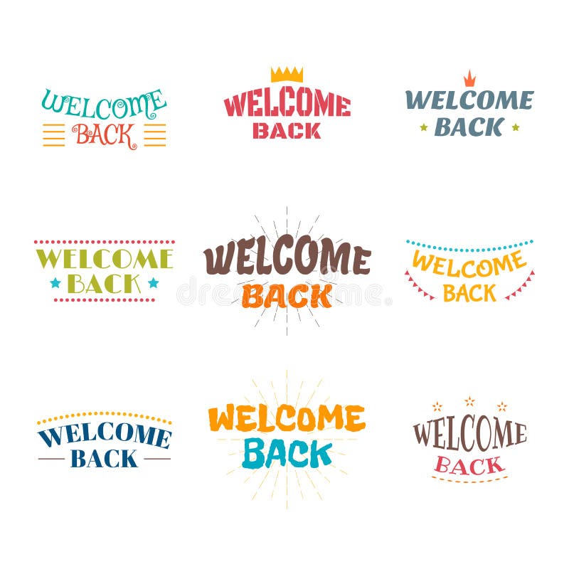 Welcome Design Stock Illustrations – 130,282 Welcome Design Stock ...