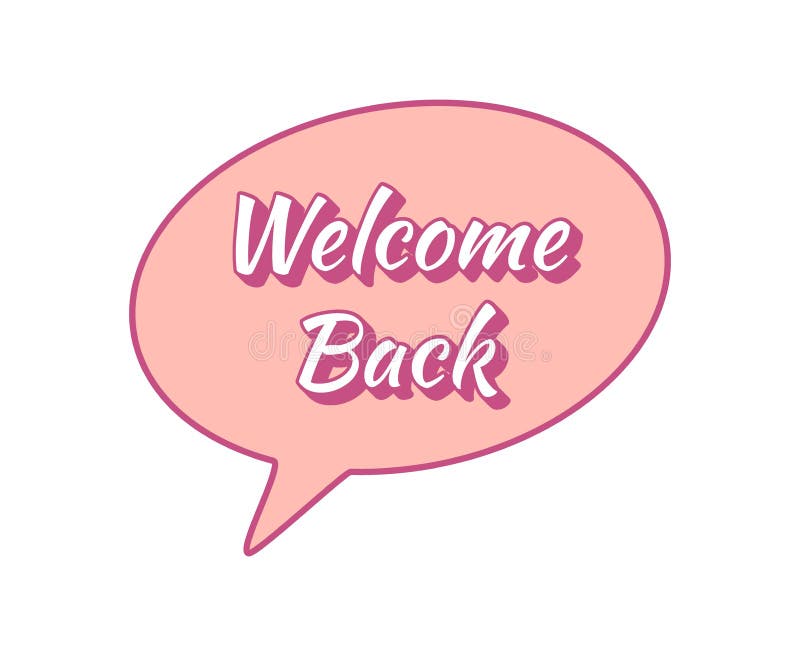 Welcome Back Sign Template