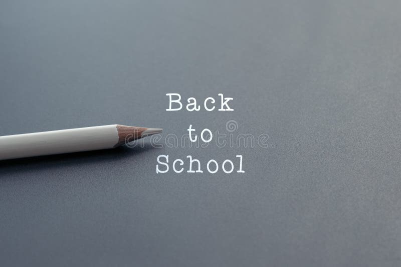 Welcome Back To School Background, Colorful Color Pencil on Blue ...