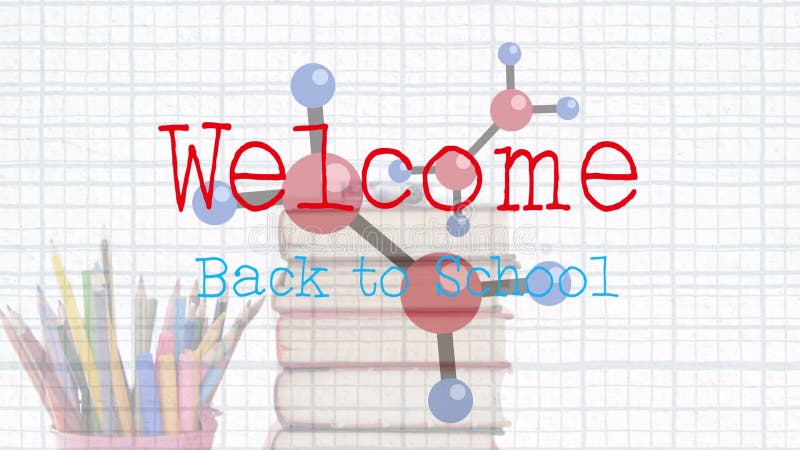 Welcome Back Animation. Animated Text in Silver Texture Motion on the ...