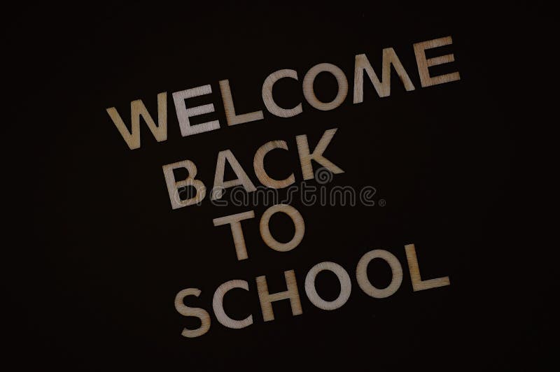 Welcome Back To School Illustration Stock Photo - Image of cartoon ...