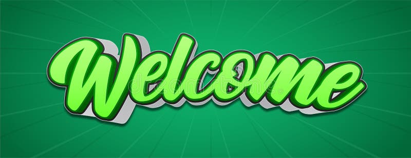 Welcome Banner Vector File EPS Stock Vector - Illustration of sign ...