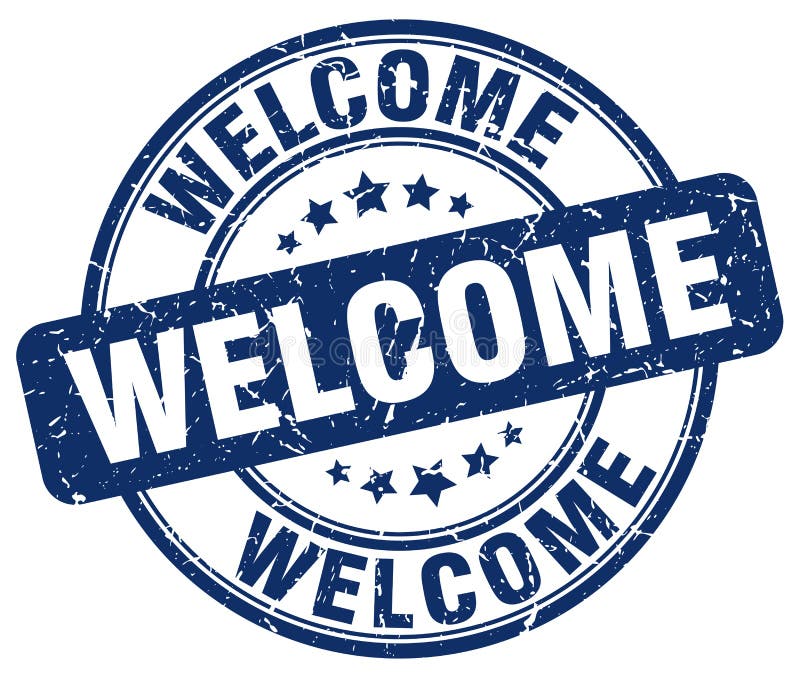 Welcome Blue Waving Ribbon Banner Illustration Stock Illustration ...