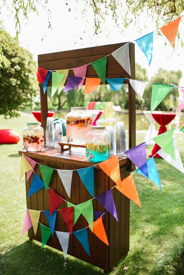 Welcome Buffet with Alcohol and Snacks Stock Image - Image of food ...