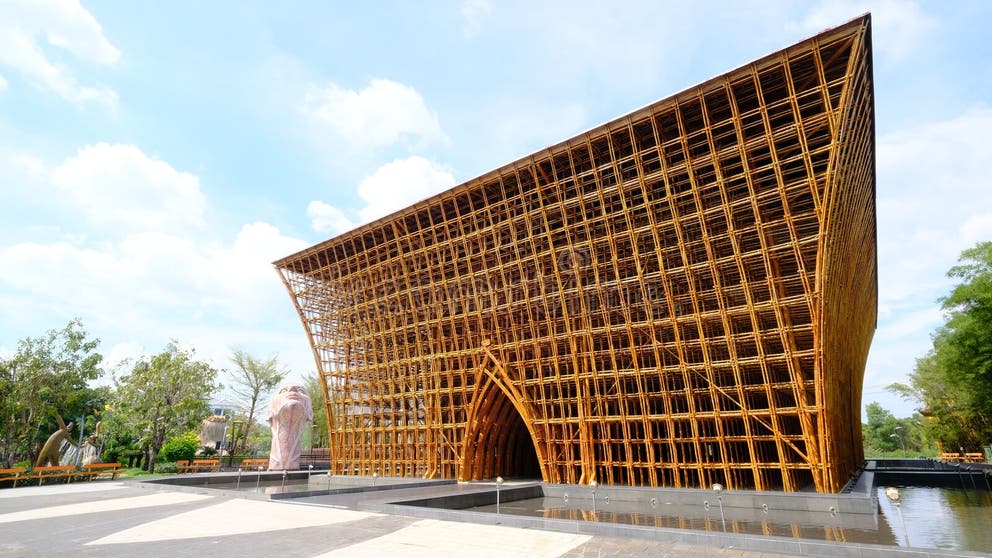 The Welcome Building Built Using 42,000 Pieces of Bamboo Editorial ...
