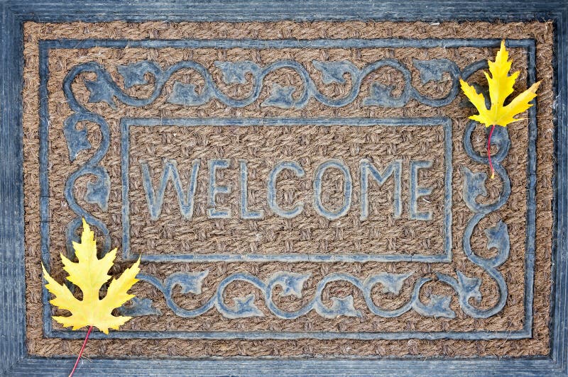 Welcome Home stock photo. Image of invite, fall, welcome - 12976716