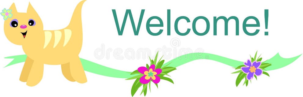 Cat Welcome Stock Illustrations – 2,219 Cat Welcome Stock Illustrations ...