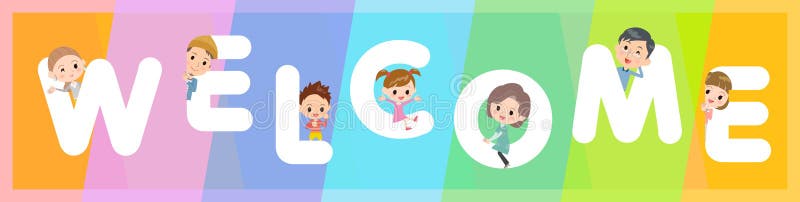 Welcome Sign Colorful Paper Notes Stock Vector - Illustration of notes ...