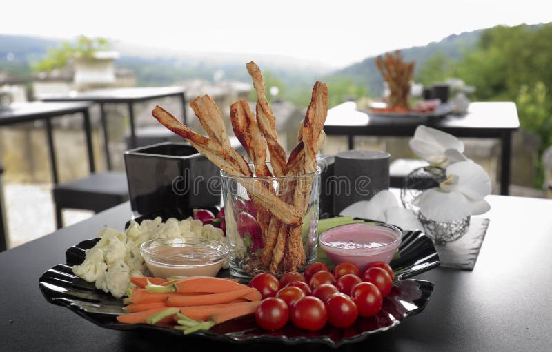 Welcome Cocktail Glasses for Guests at the Reception Stock Photo ...