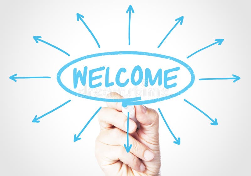 Welcome stock photo. Image of email, black, diagram, emotional - 87908554