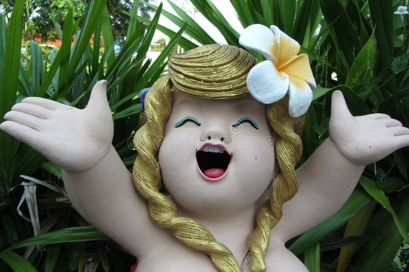 Welcome doll stock photo. Image of gold, doll, clay, laugh - 54681576