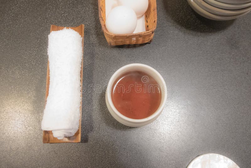 Cold Towels, Welcome in the Hotel. Wet Welcoming Refreshing Towels at ...