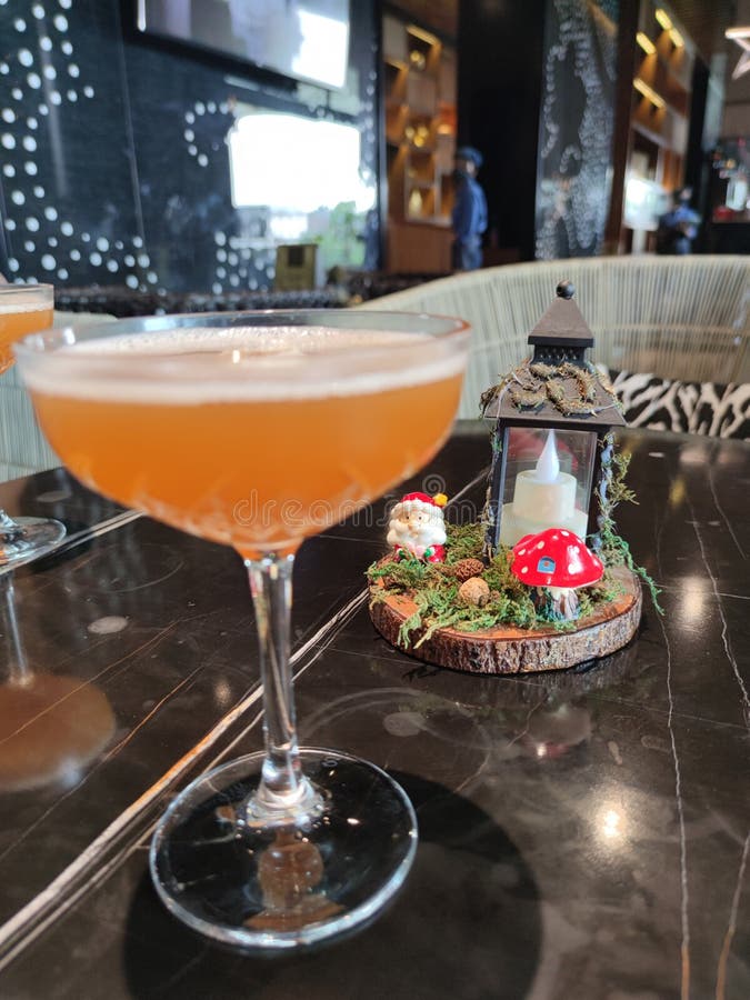 Welcome Drink Vanilla Peach Stock Image - Image of cocktail, welcome ...