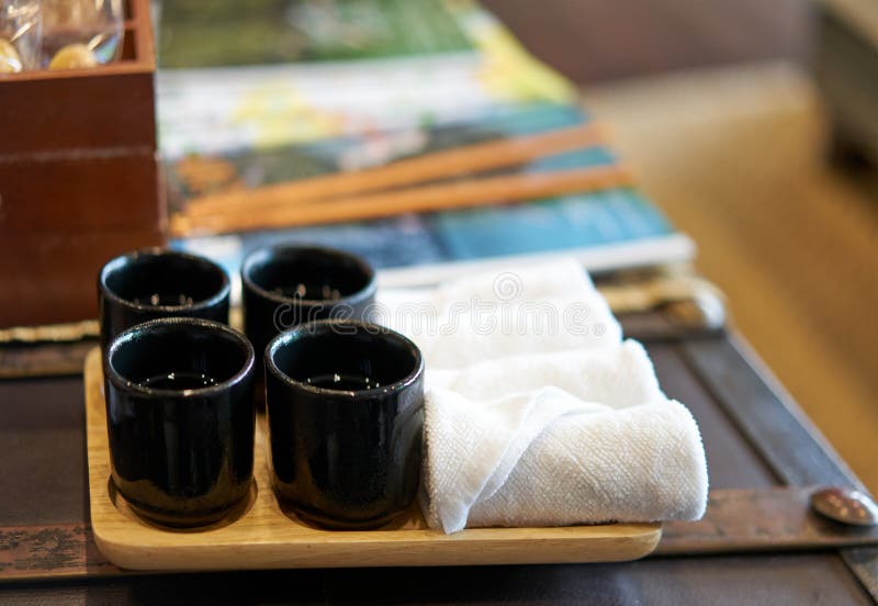 Welcome Drinks in Ceramic Cup Stock Photo - Image of break, welcome ...