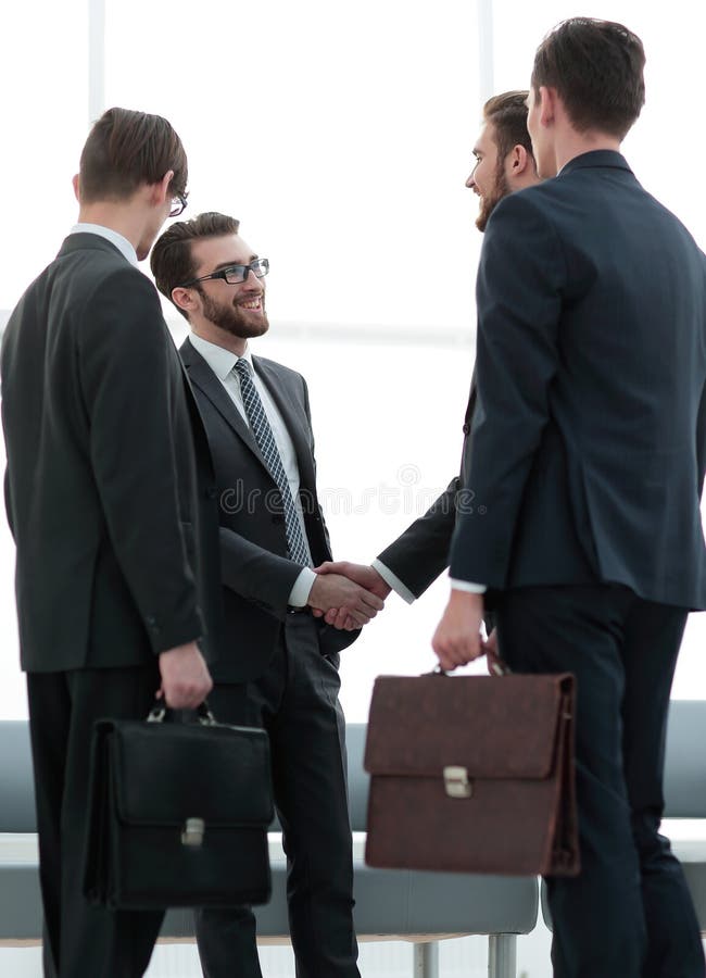 Welcome Handshake of Business Partners Stock Photo - Image of lawyer ...