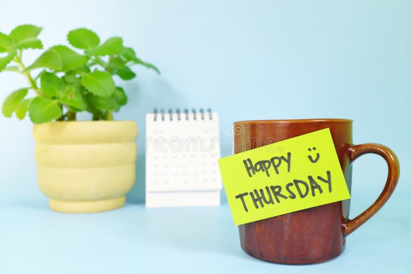 Happy Thursday Coffee Cup Stock Photos - Free & Royalty-Free Stock ...