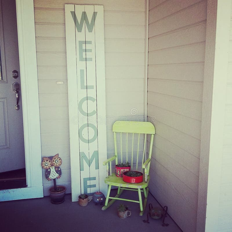 Welcome home stock photo. Image of welcome, sign, home - 74880950