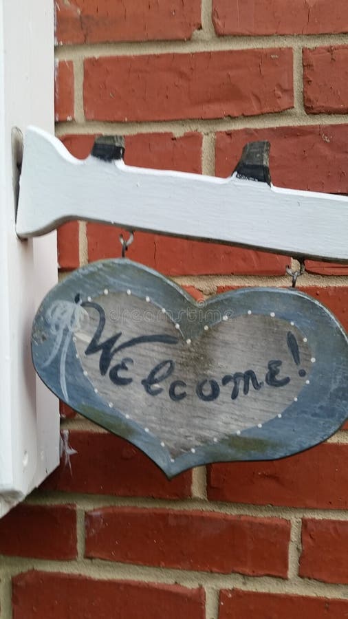 Welcome home stock photo. Image of sign, breakfast, welcome - 95649908