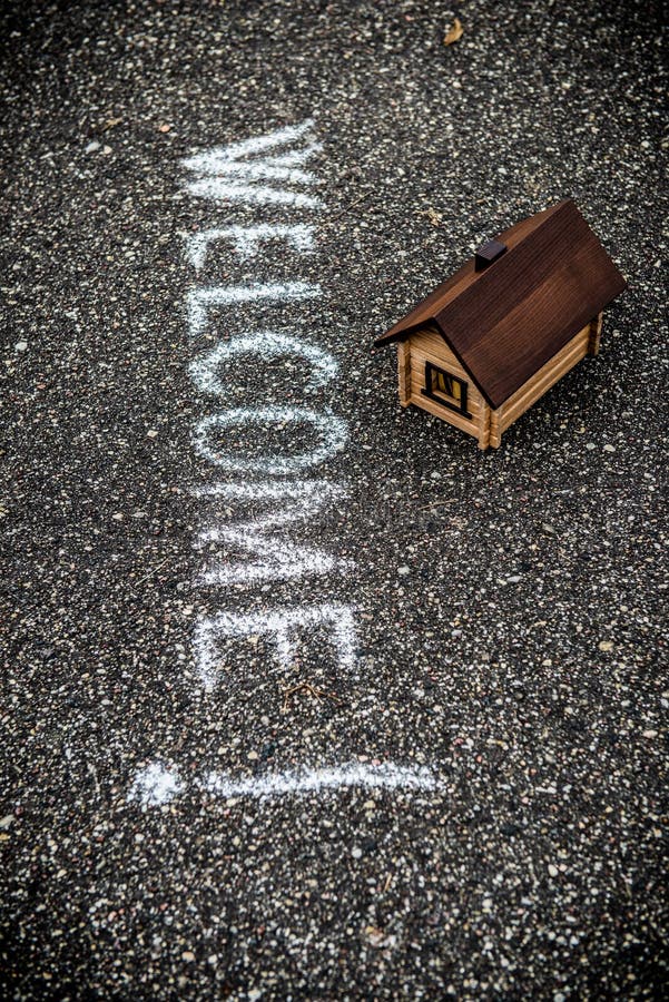 Welcome to new house stock photo. Image of human, architect - 14286826