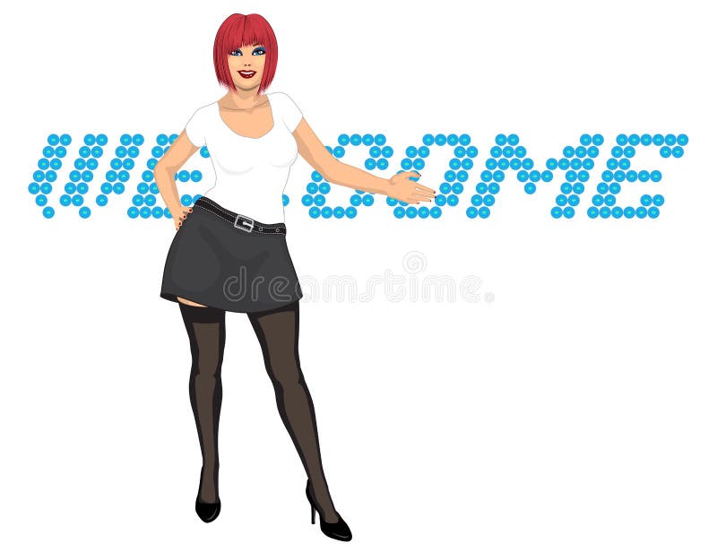 Welcome invitation stock vector. Illustration of vector - 50206753