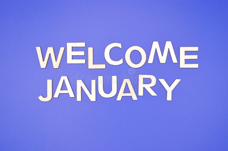 Welcome January Background - Illustration Stock Illustration ...
