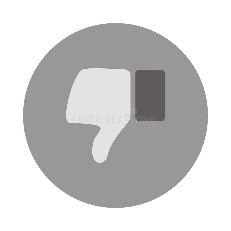 Dislike icon stock illustration. Illustration of icon - 267490599
