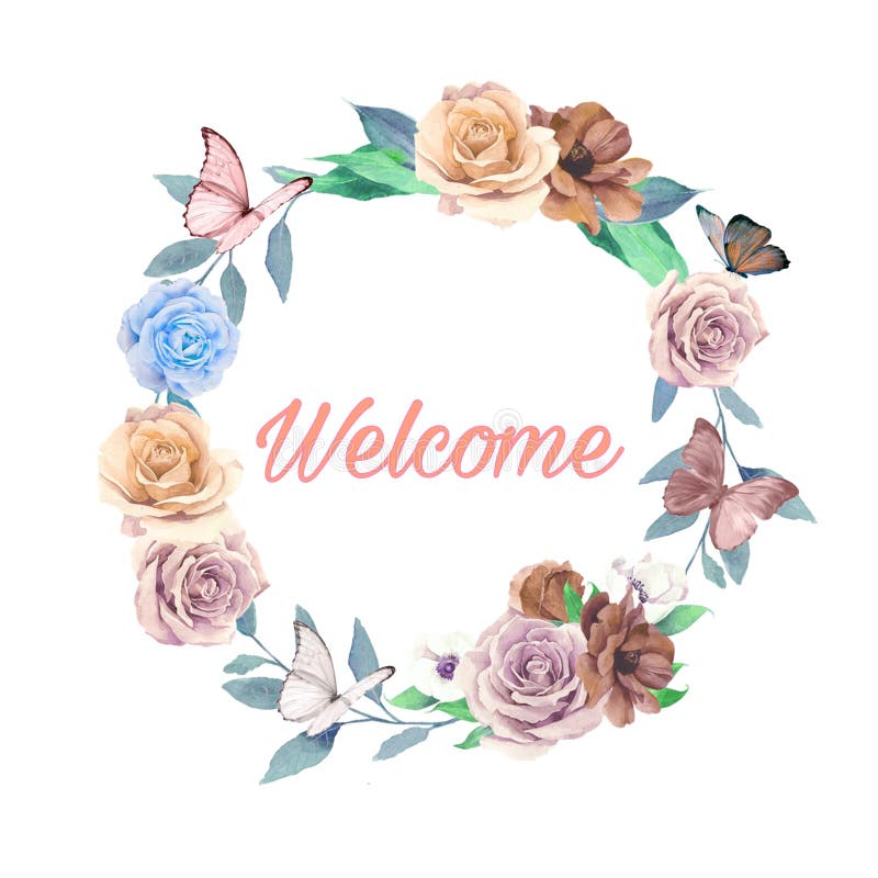 Welcome Logo Made by Adobe Illustrator Stock Illustration ...