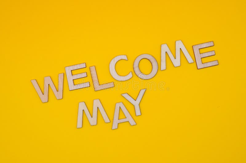 Welcome may write stock photo. Image of line, label - 359788284
