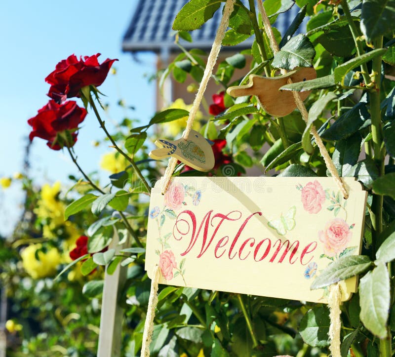 Welcome message wooden stock photo. Image of greetings - 44812464