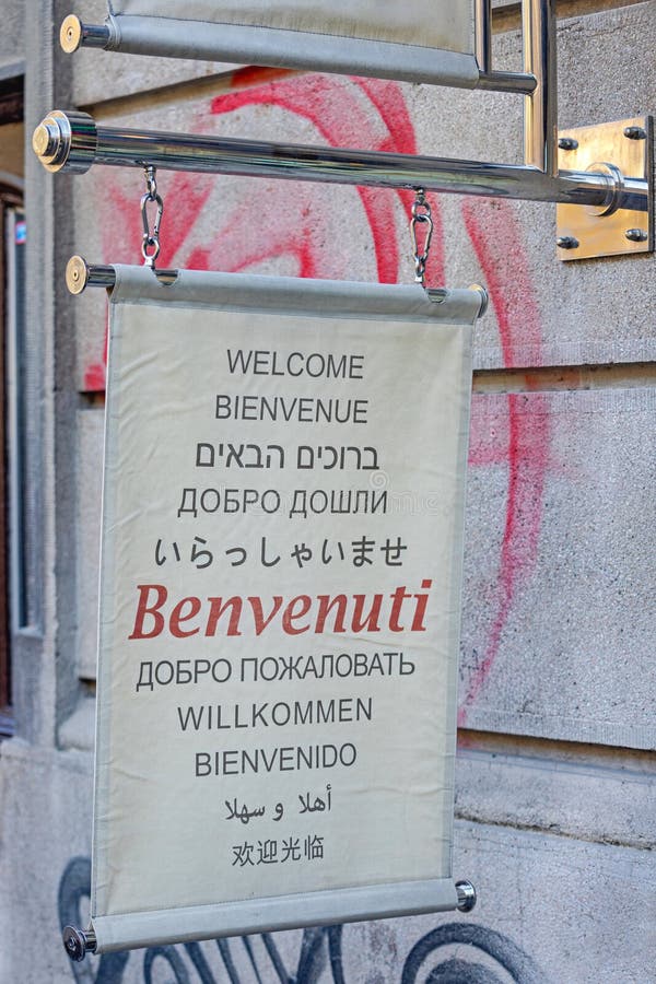 Welcome Multi Language stock photo. Image of symbol - 352869460