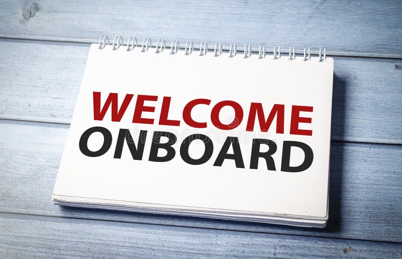 Welcome Onboard and Support Symbol. Concept Words Welcome Onboard on ...
