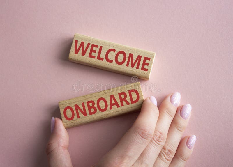 Welcome Onboard Symbol. Concept Words Welcome Onboard on Orange Steaky ... Welcome Onboard Symbol. Concept Words Welcome Onboard on Orange Steaky ...