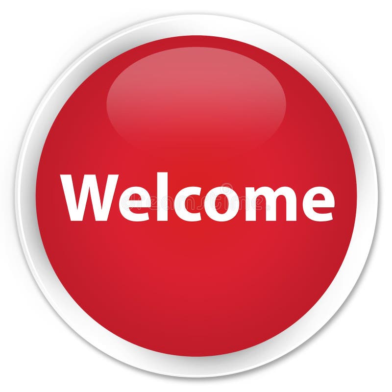 Welcome Premium Red Tag Sign Stock Illustration - Illustration of ...